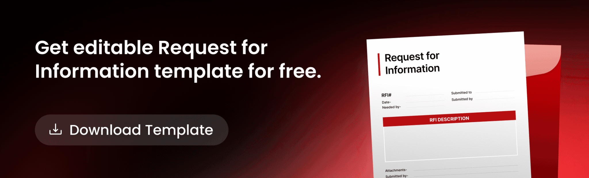 Free Construction RFI Template: Download & Edit - RDash